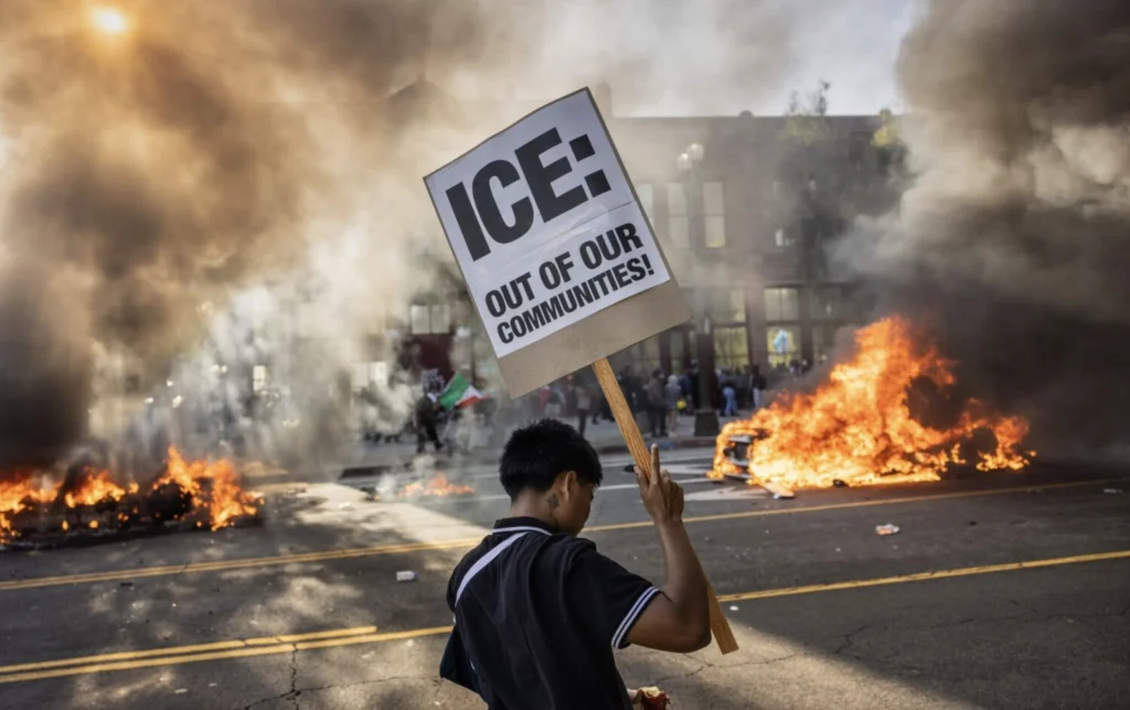 Mapa de calor de las protestas ante las redadas en Los Ángeles ...